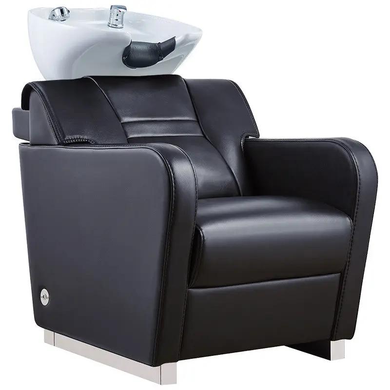 Electric Backwash Unit with Adjustable Basin for Salons