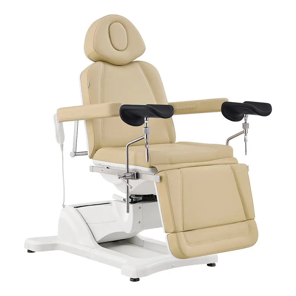 High-Quality Gynecology Bed Chair with Stirrups Support